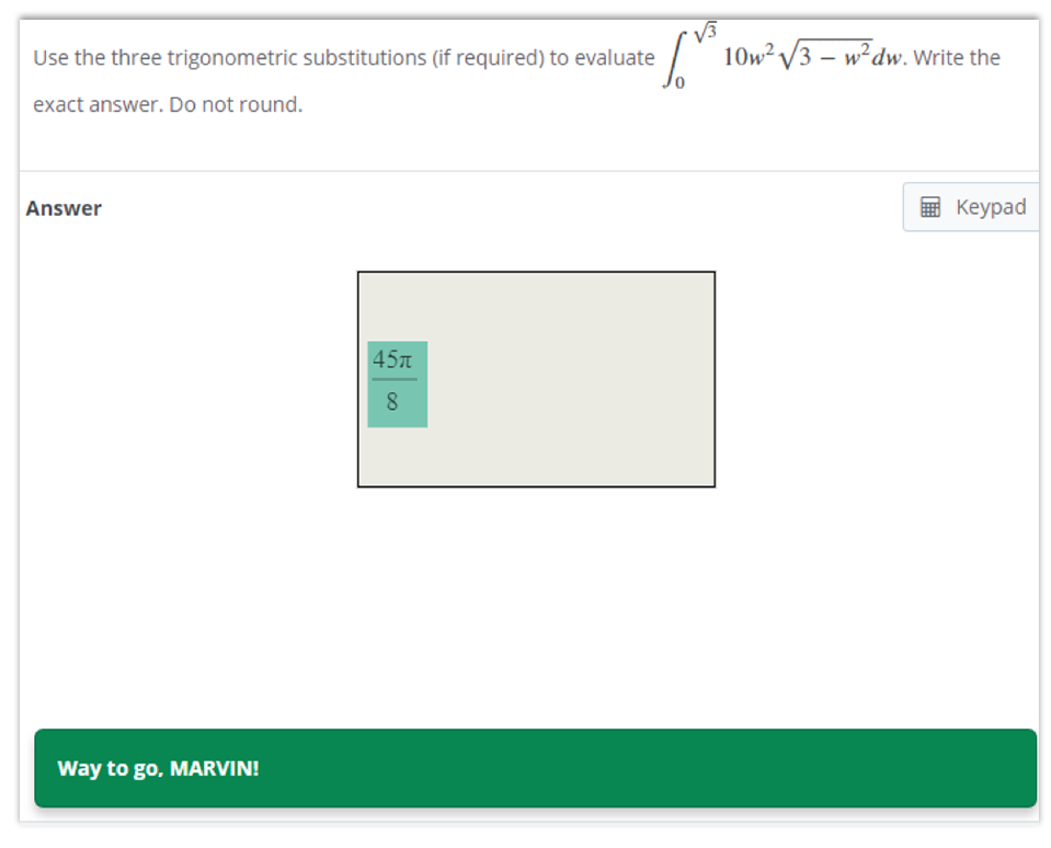 Inside Our Calculus Courseware: Trigonometric Substitutions – News from ...